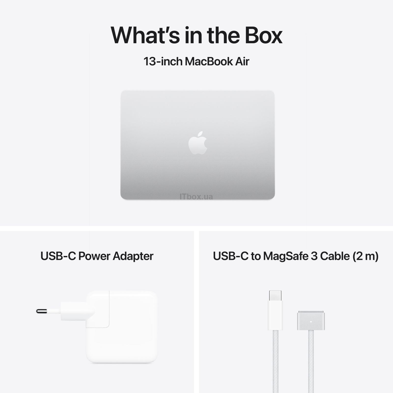 Apple MacBook Air 13 M4 A3240 Silver MW0X3UA/A ⏩ Купити Ноутбук Apple ...